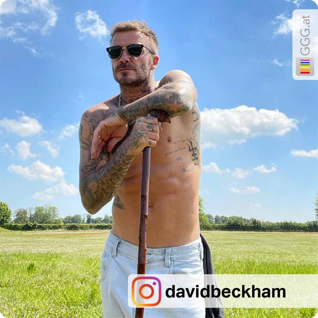 Bild des Tages: David Beckham auf Instagram | GGG.at